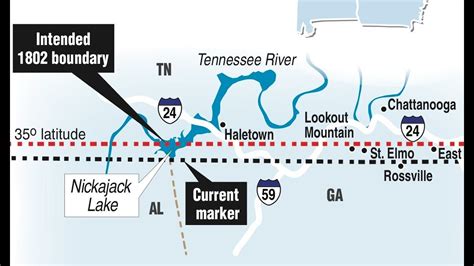 Georgia Preparing To Go To Supreme Court To Move Tennessee State Line