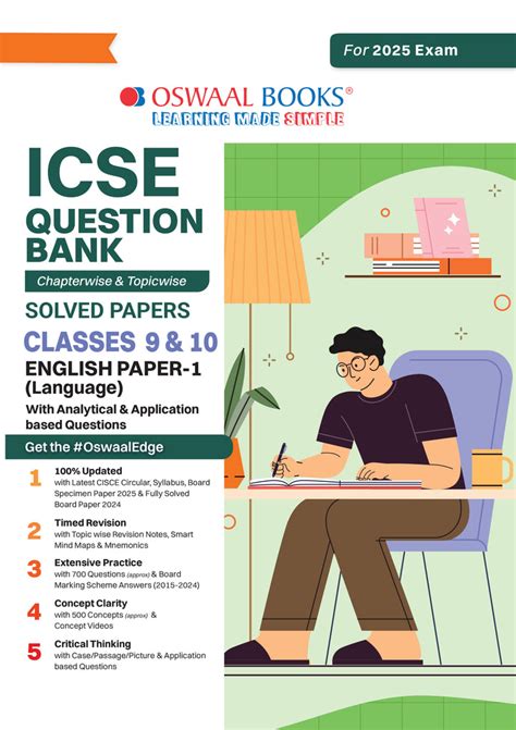 icse question bank class 10 english paper 1 for 2025 board exams