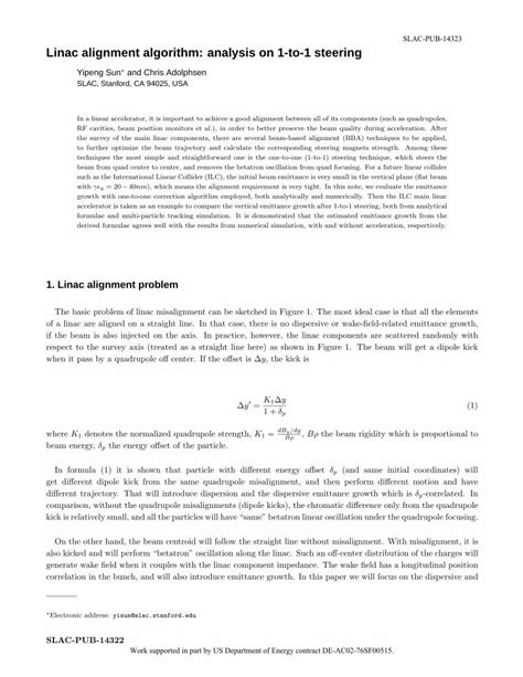 (PDF) Linac alignment algorithm: analysis on 1-to-1 steering - DOKUMEN.TIPS