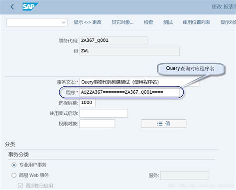 Query查询sq01sq02sq03分配事务代码（t Code）query怎么绑定tcode Csdn博客