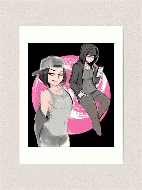 Shadbase Shadman Art Anime Shadbase Girl Pink Classic Kunstdruck Von Rabinerodkinn