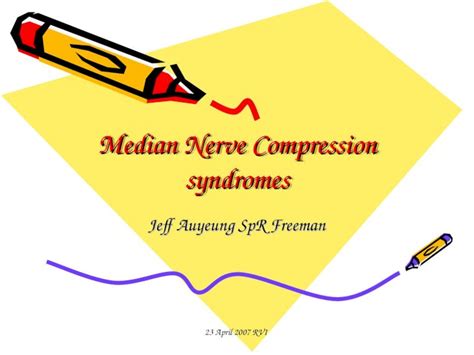 Ppt Median Nerve Compression Syndromes Dokumentips