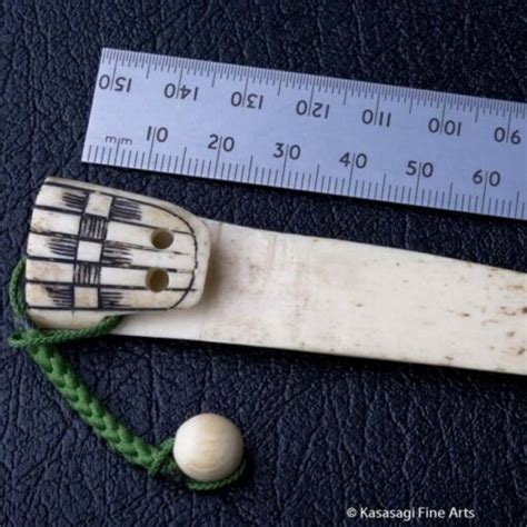 Antique Obi Hasami Sashi Netsuke Kasasagi Fine Arts