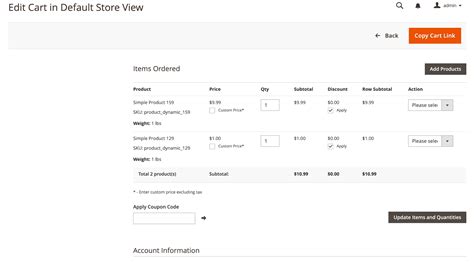 Shopping Cart Manager Magento 2 Extension Cart Reference Code