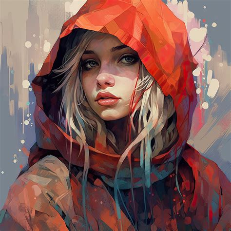 Red Raincoat Girl By Vieregg On Deviantart