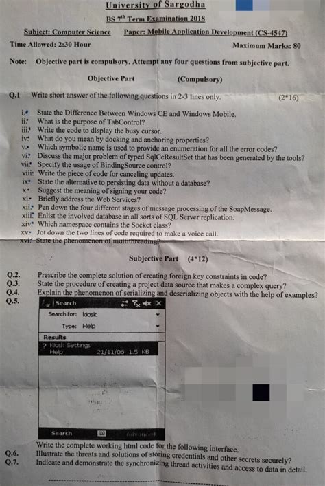 Mobile Application Development Bscs 2018 Uos Ustadni