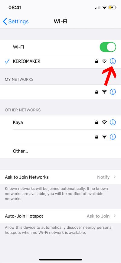 تنظیمات DNS در IOS برای آیفون و آیپد Kerio Maker