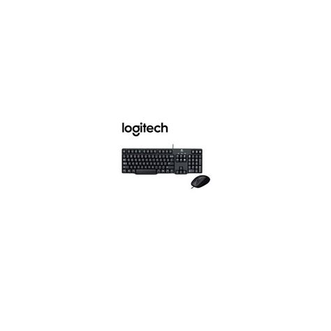 Logitech Mk100 Classic Desktop Wired Keyboard Mouse Combo Laos Online Shopping