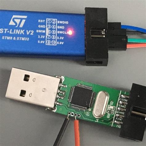 help with st link v2 programming device microcontrollers
