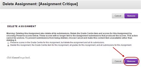 Edit Or Delete An Assignment Original Elearning University Of Queensland