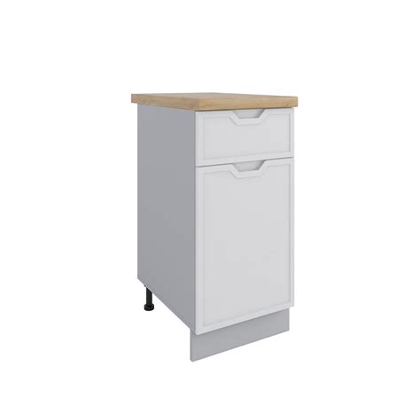 Стол Арка Штукатурка белая С1ЯШ 400 левый купить в Новосибирске Melabi