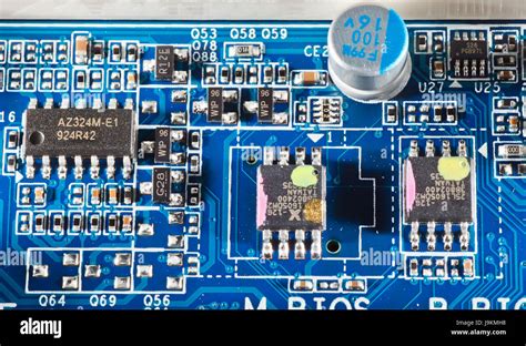 Blue Pc Computers Computer Board Electronics Science Engineering