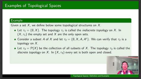 Topological Spaces Definition And Examples Youtube