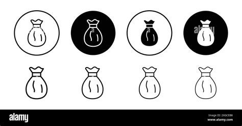 Trash Bag Icon Vector Logo Set Collection For Web App Ui Stock Vector Image And Art Alamy