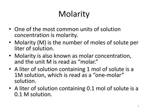 PPT Molarity Dilution And PH PowerPoint Presentation Free Download ID 4339409