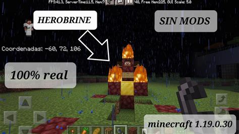 Como Invocar A Herobrine Sin Mods 2022 Youtube
