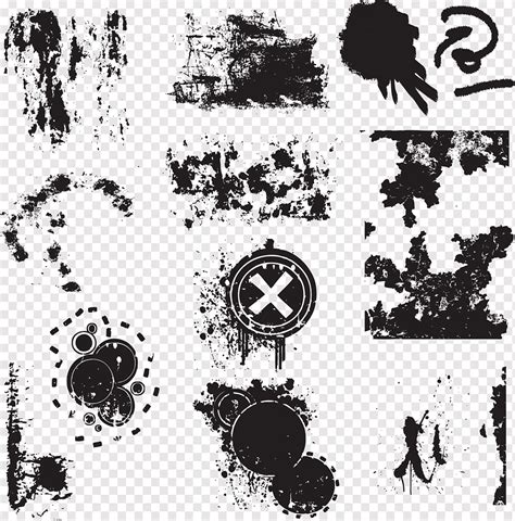Grunge Elements Png Pngwing