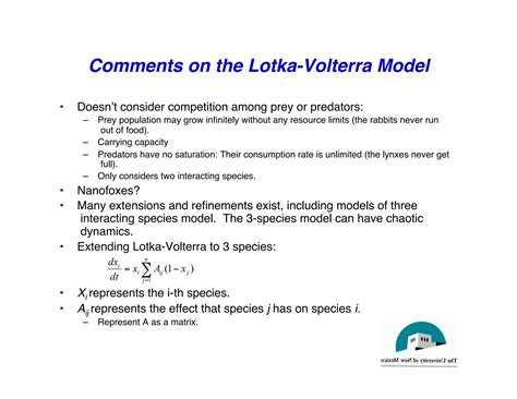 Lotka Volterra Model Predator Prey Model Pdf