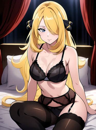 Cynthia Pokemon Lingerie 10 By Lelouchzero90 On Deviantart