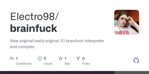 Github Electro98brainfuck New Originalreally Original 3 Brainfuck Interpreter And Compiler