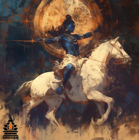 Divine Digital Art of Kalki Bhagawan - High-Resolution PNG File – Brogen