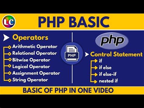 PHP Operators And If Statement Learn Coding YouTube