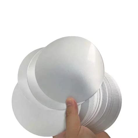 Induction Aluminum Foil Seal Liner Lids For Plastic Bottles Or