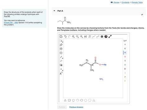 Solved II Review Constants Periodic Table Part A Draw The Chegg