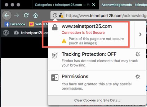 Quick Tip Tracing Insecure Items On SSL Pages Using Firefox Telnetport