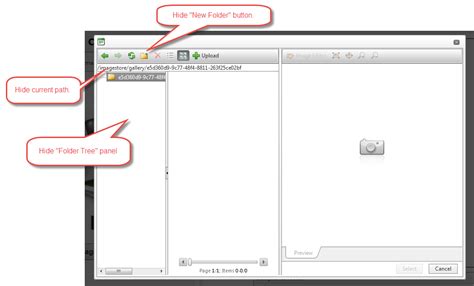 Telerik Aspnet Imagemanager Hide Elements Stack Overflow
