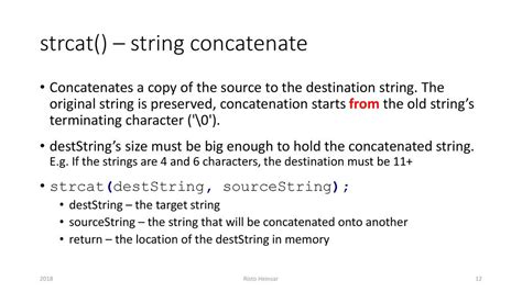 String Manipulation Stringh Library Ppt Download