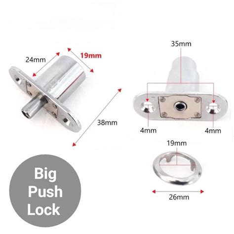 Ready Stock 105 22 Home Window Push Lock For Safety Window Lock With Key Kunci Tingkap