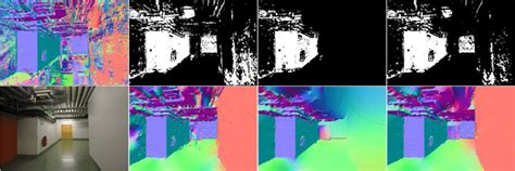 illustration of different confidence measures for depth interpolation
