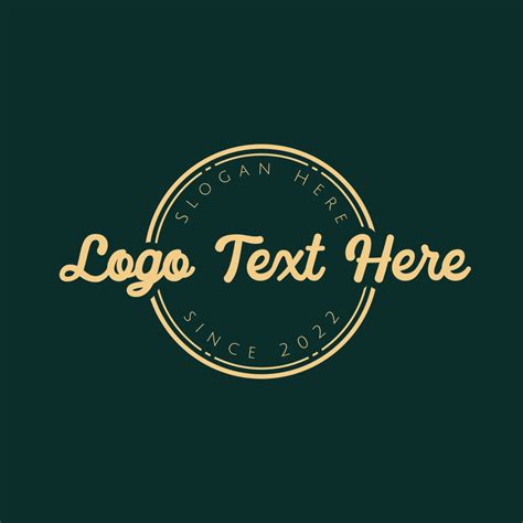 Golden Script Wordmark Logo Brandcrowd Logo Maker