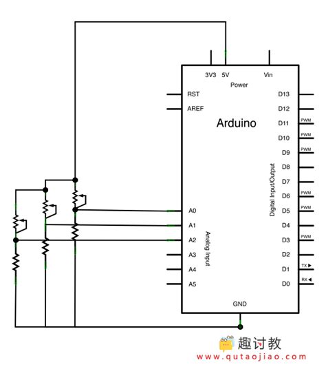 Arduino内置教程 通讯 可视颜色混合器 趣讨教