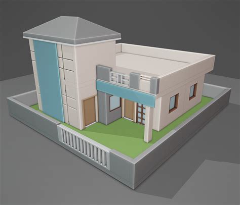 Artstation Exterior Project Blender Workbench Render Resources