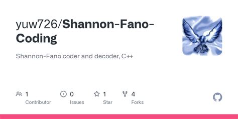 Github Yuw726shannon Fano Coding Shannon Fano Coder And Decoder C