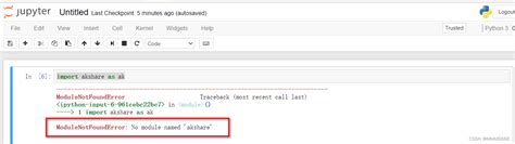 modulenotfounderror no module named和collecting package metadata