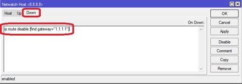 Knowledge Area Mikrotik Failover Two ISP