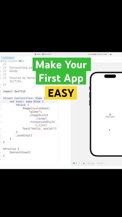 Make Your First Iphone App Easily Swiftui Xcode Swift Afrotech