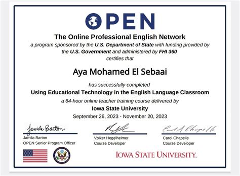 Aya Mohamed On Linkedin I Would Like To Share The Last Achievement I