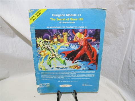 The Secret Of Bone Hill L1 Advanced Dungeons And Dragons Adandd Tsr Ebay