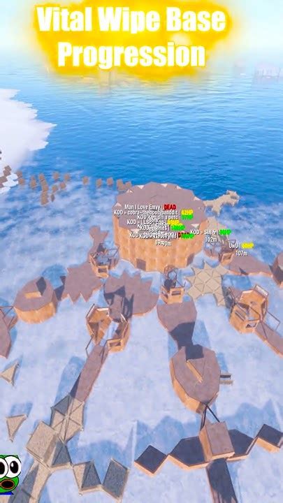 Rust Vital Wipe Progression On Wipe Base Deisng Rustgame Rust