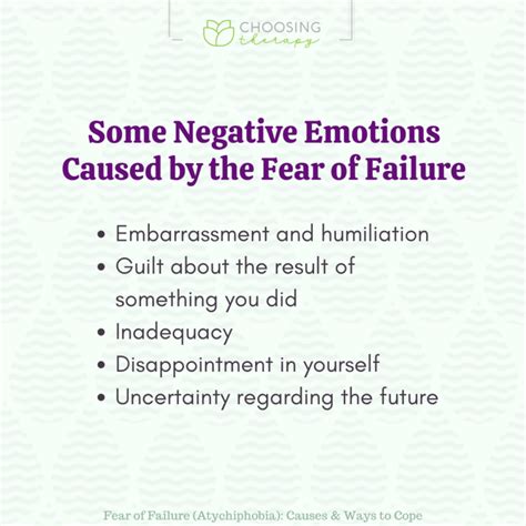 Fear Of Failure Causes 10 Ways To Cope With Atychiphobia