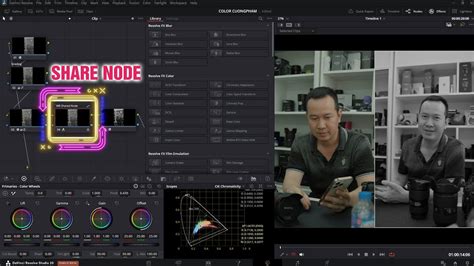 Davinci Resolve Lesson 14 Share Node Davinci Resolve 20 Youtube