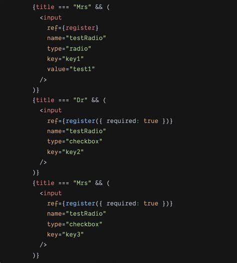 Checkbox Conditional · Issue 2416 · React Hook Formreact Hook Form · Github