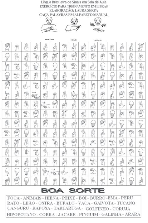 Ca A Palavras Em Libras Librain