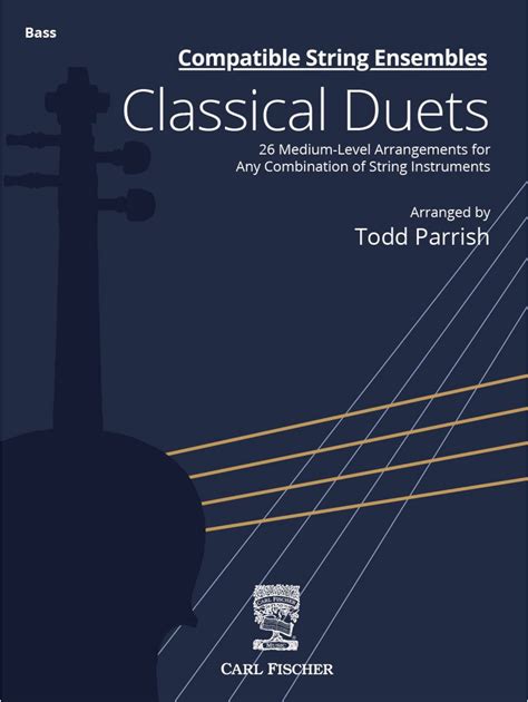 Parrish Compatible String Ensembles Classical Duets Bass Fischer