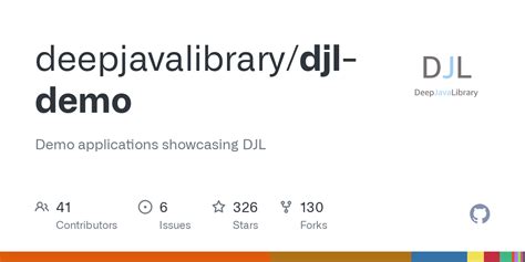 Github Deepjavalibrarydjl Demo Demo Applications Showcasing Djl