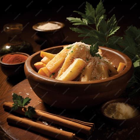 Premium Ai Image Cassava Food